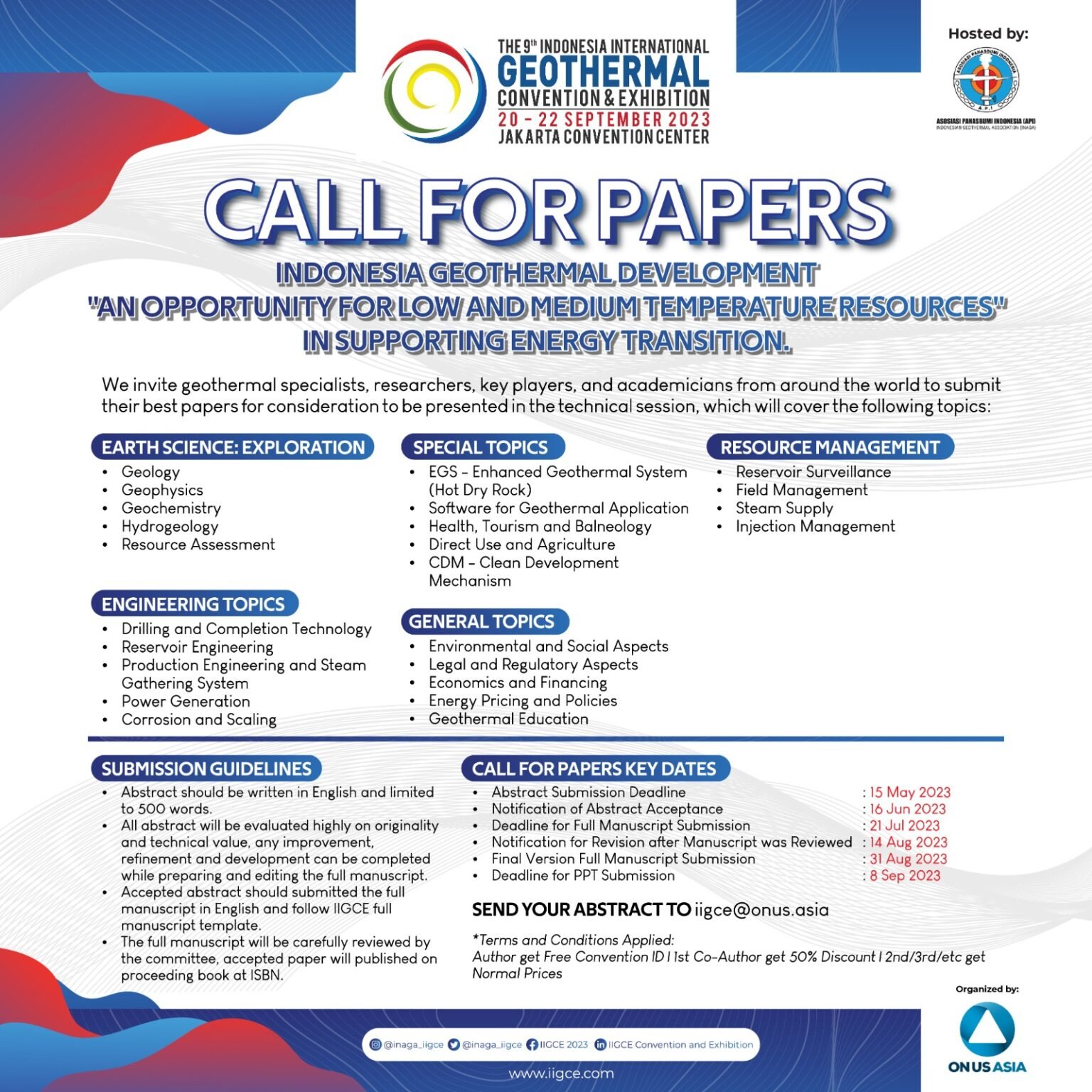 Call For Paper 2025 - The 11th IIGCE 2025