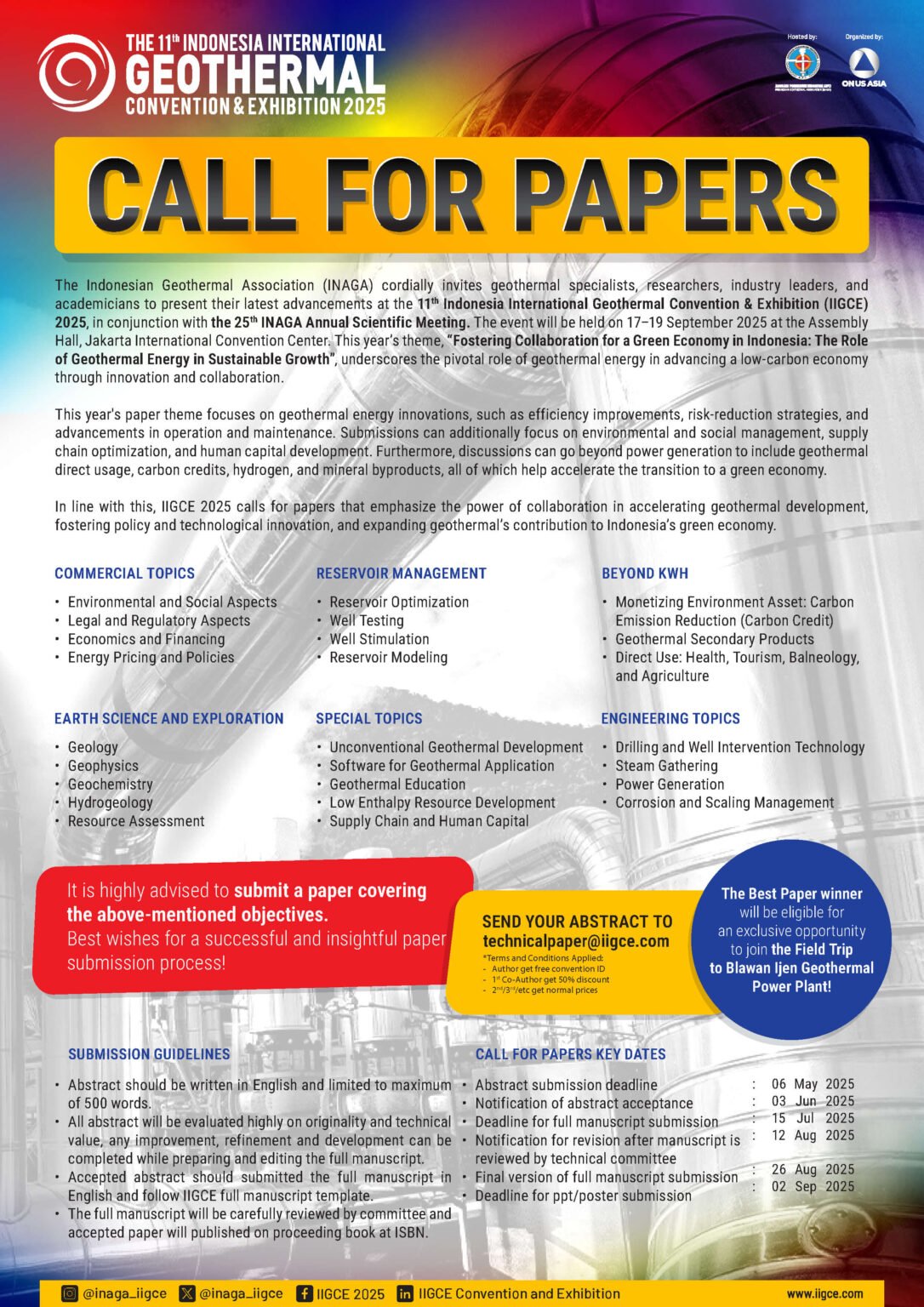 Flyers - The 11th IIGCE 2025